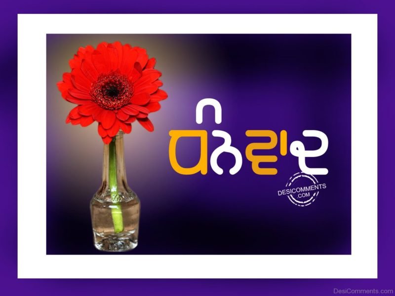 70+ Thankyou (ਧੰਨਵਾਦ) Wishes, SMS & Images in Punjabi - Punjabi Wishes ...